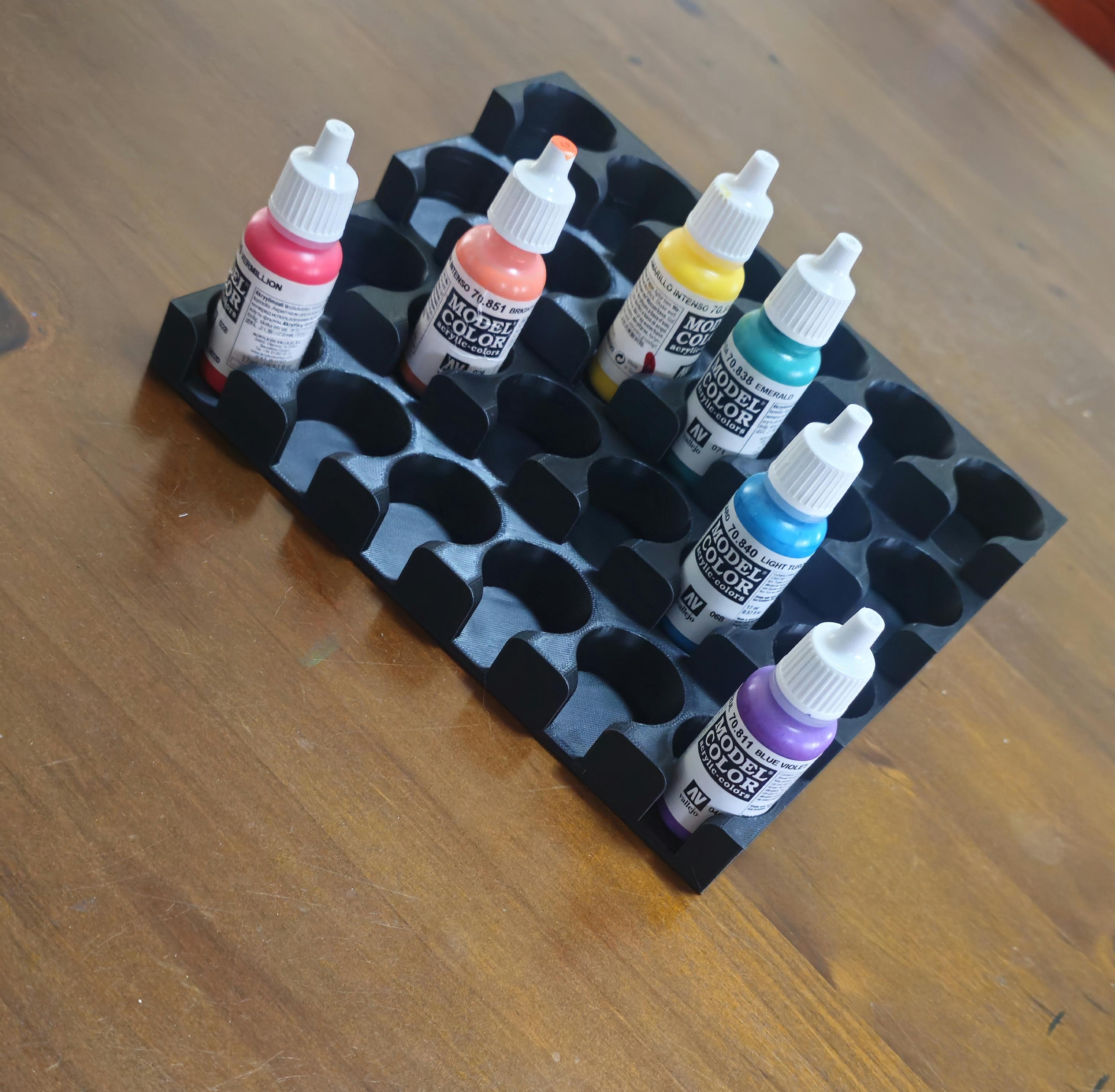 Hobby Paint Rack - 3D Printed Storage for 24 Paints - Etsy