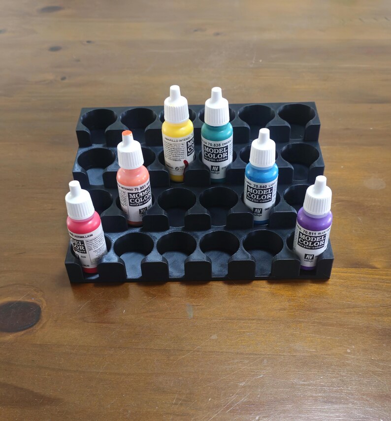 Hobby Paint Rack - 3D Printed Storage for 24 Paints - Etsy