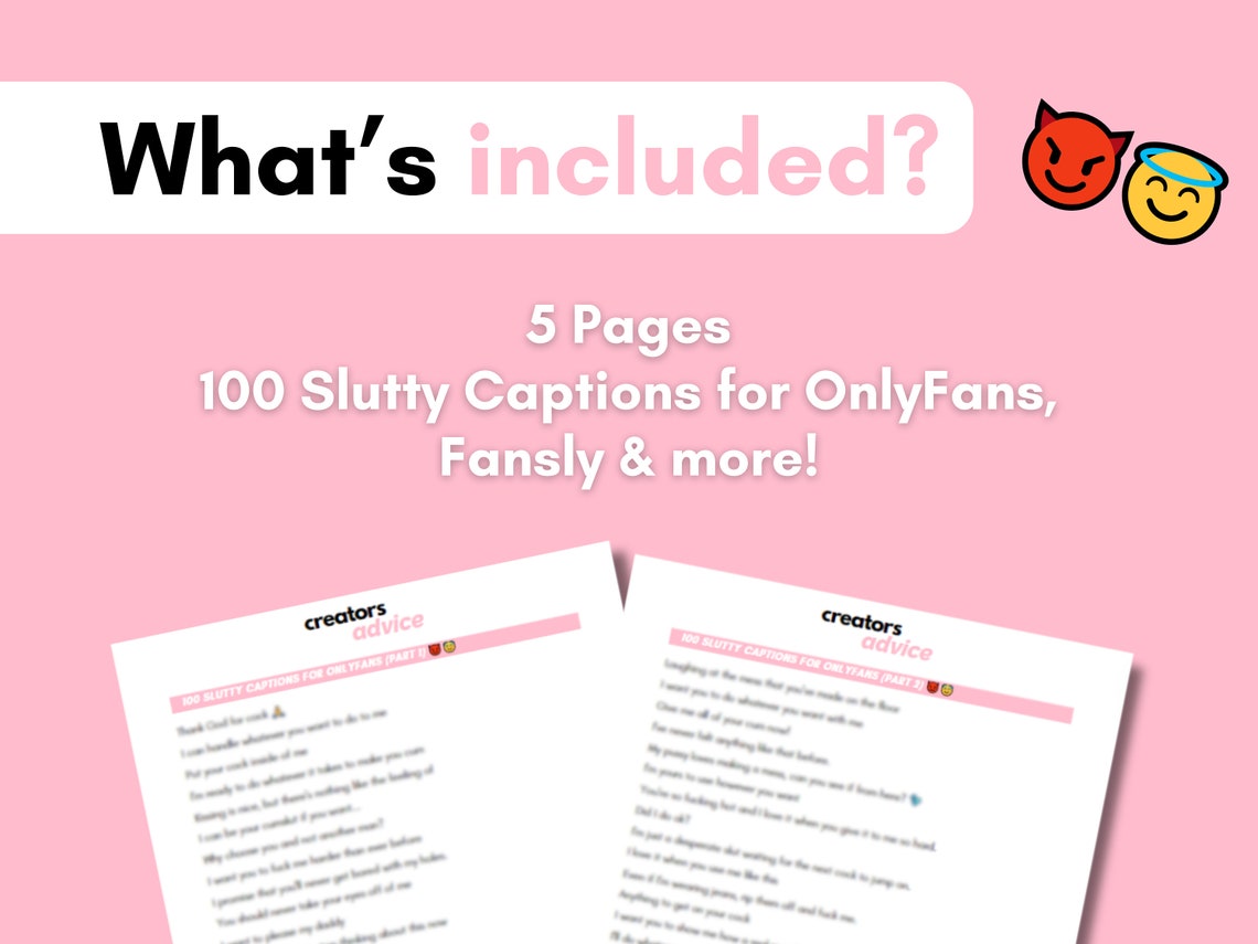 100 Slutty Captions For Onlyfans Slutty Captions Snapchat Ppv And Fansly