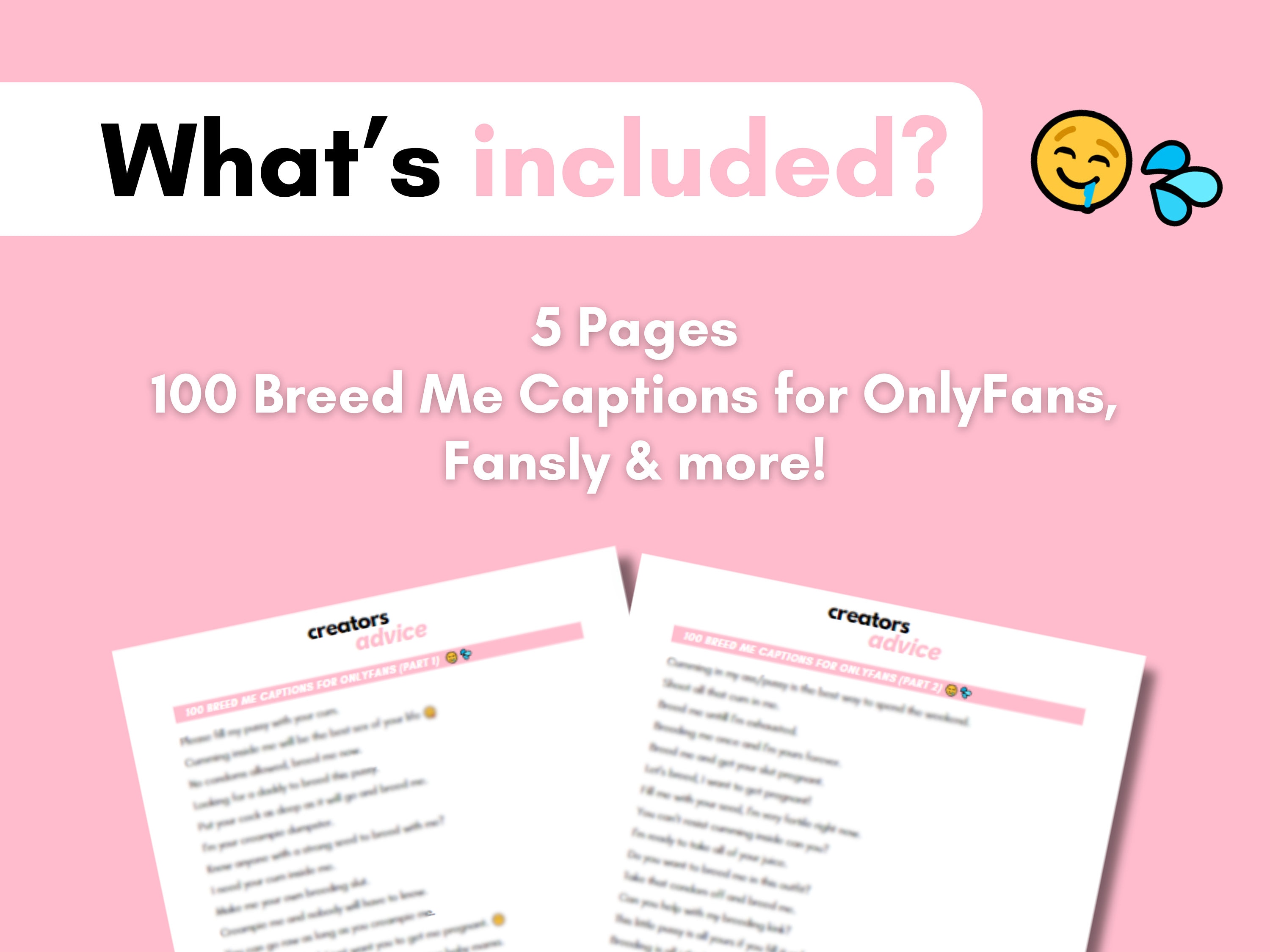 Breed Me Onlyfans Captions - Etsy