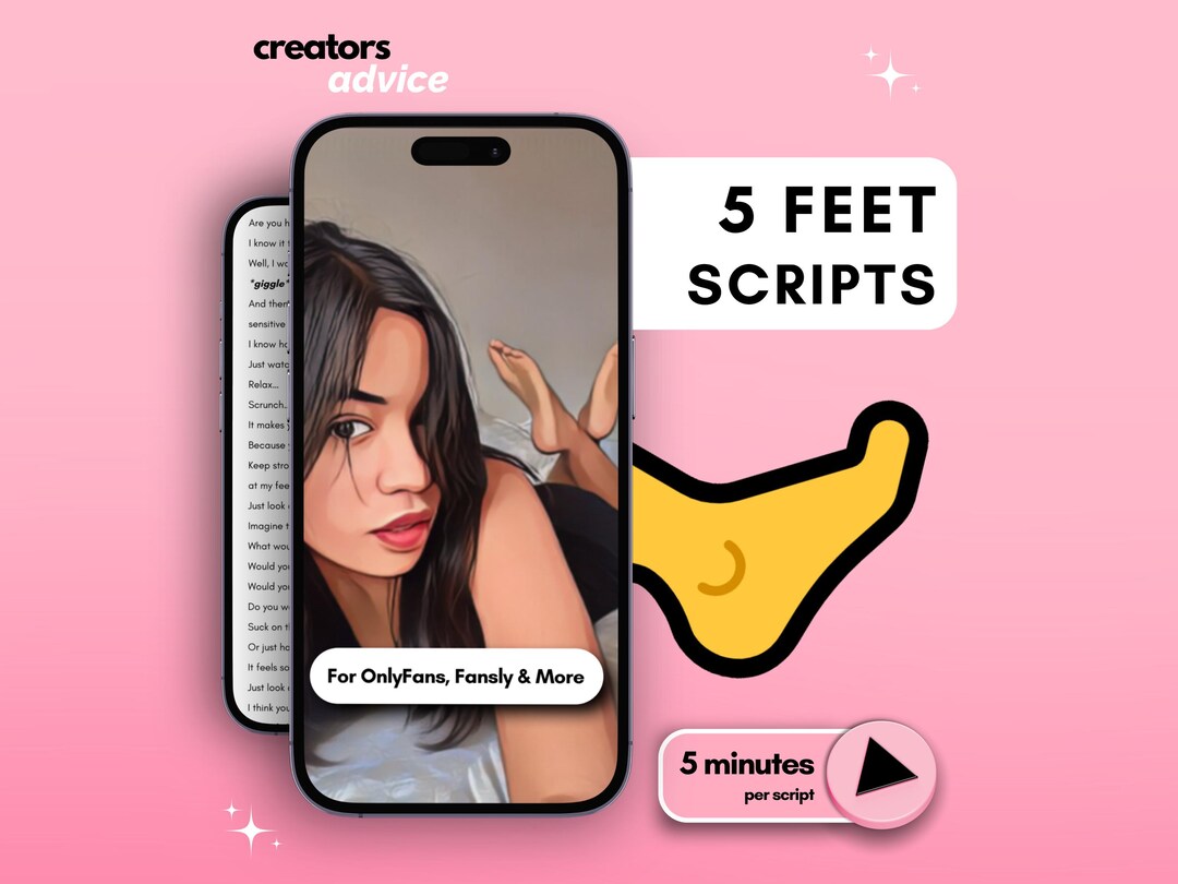 5 Feet Onlyfans Scripts for Onlyfans JOI Scripts for Foot Onlyfans Video Scripts for Adult ...