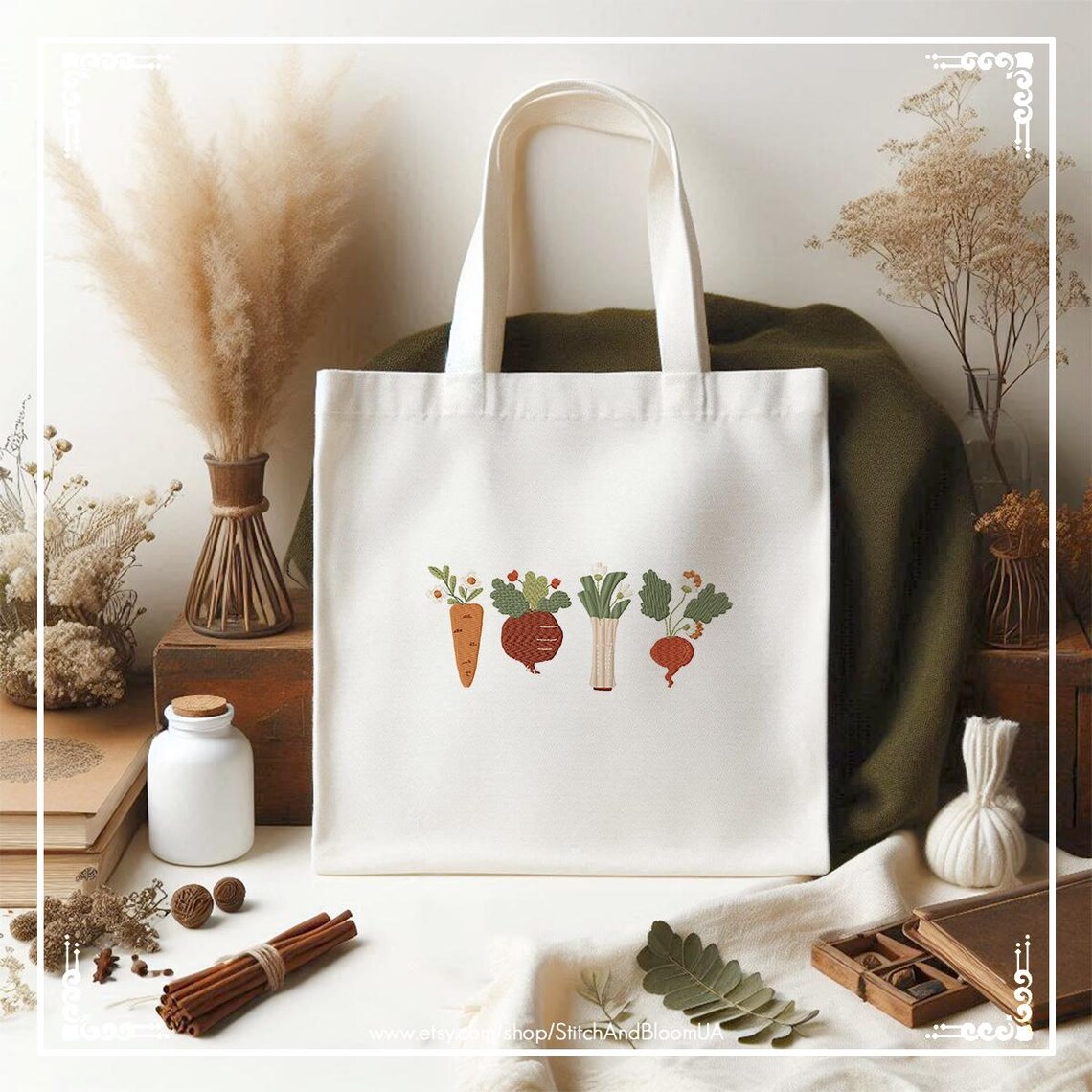 Farm Vegetables Machine Embroidery Design, Carrot Beet Leek Turnip ...