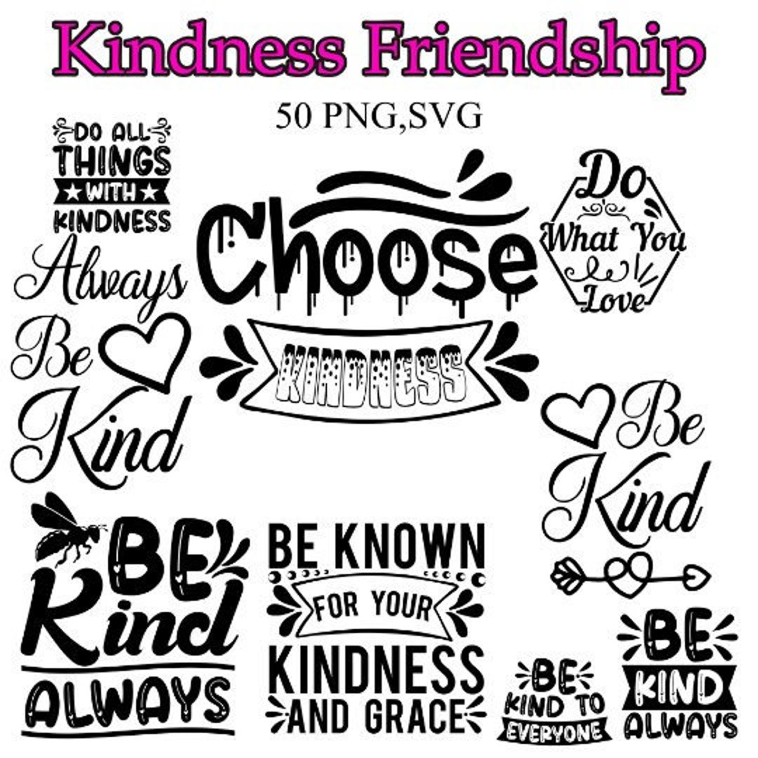 Kindness Sticker Bundle Printable Kindness Stickers Positivity Stickers ...