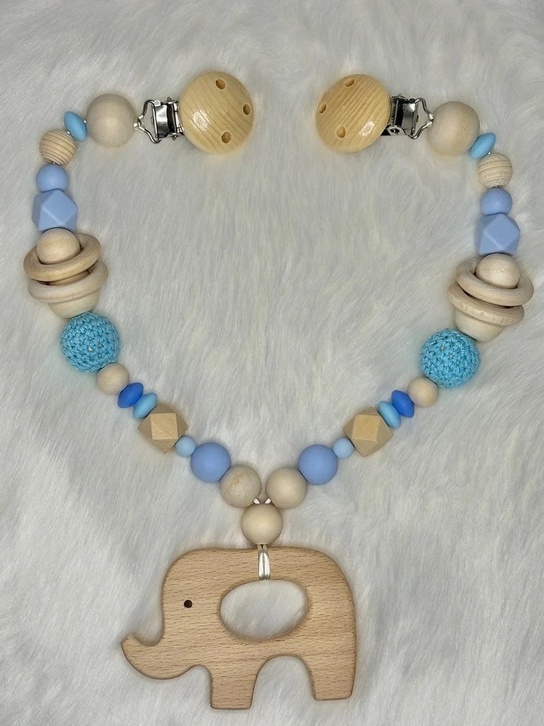Pram Chain Elephant - Etsy