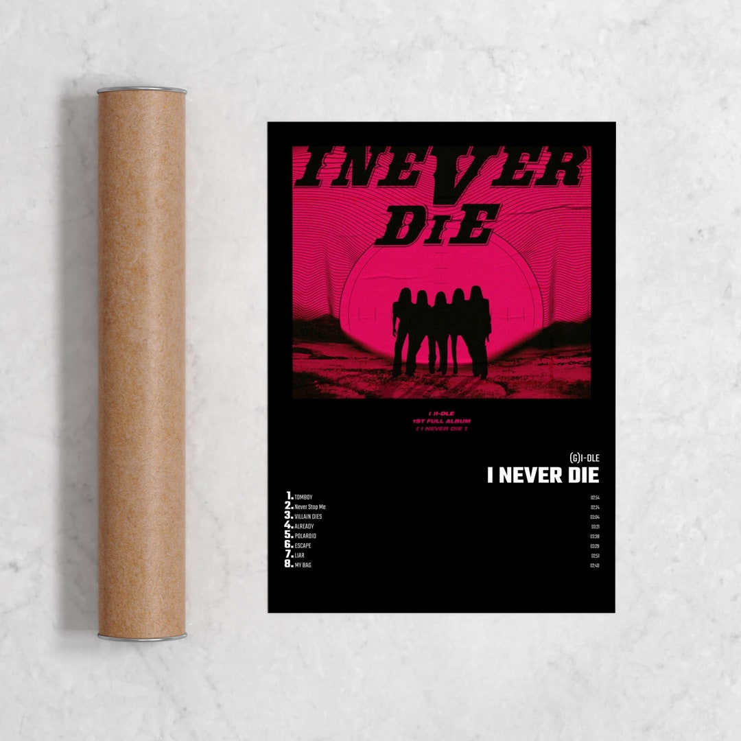 Gi-dle I Never Die Album Cover Poster Print Wall Art - Etsy