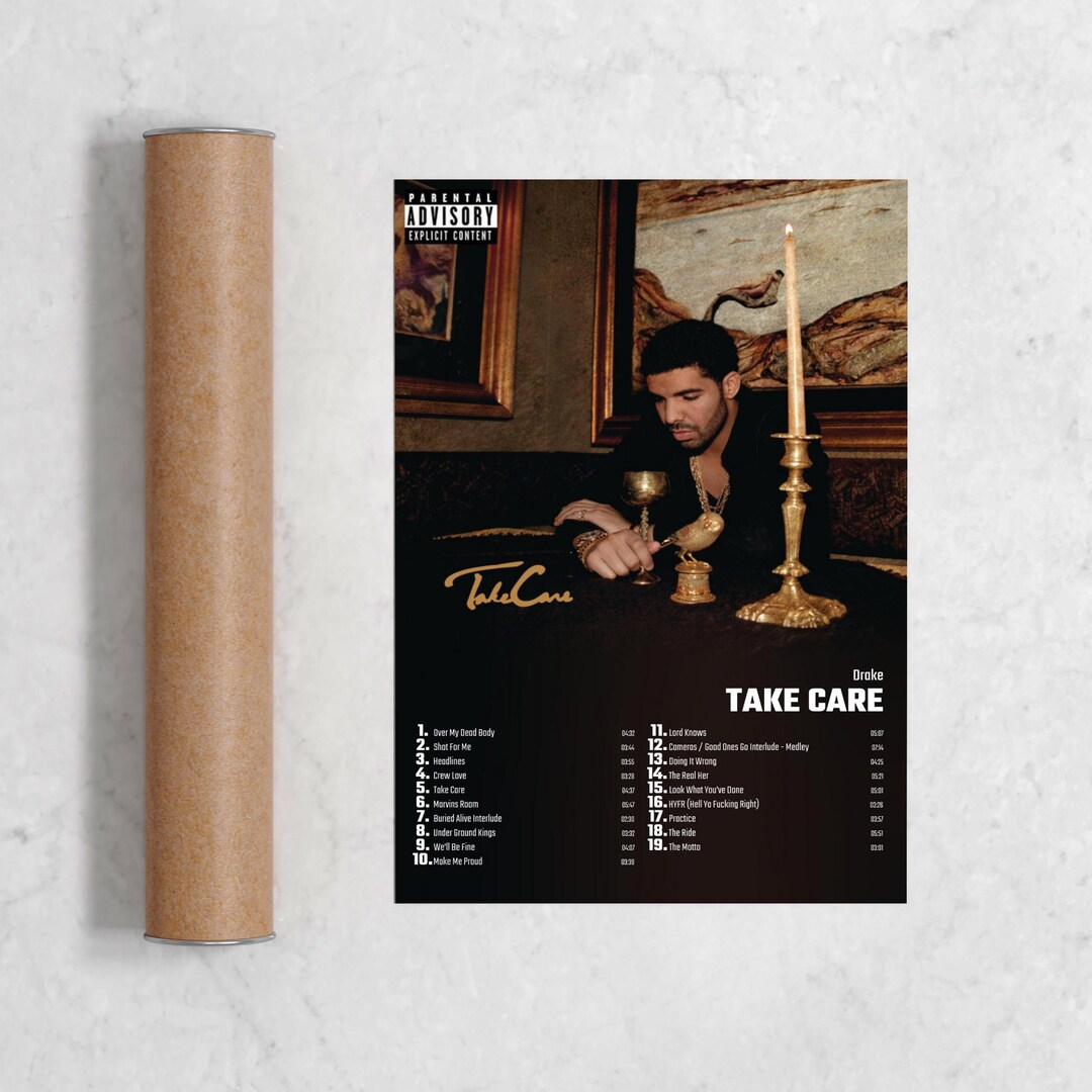 Drake Take Care Album Cover Poster Print Wall Art Drake - Etsy