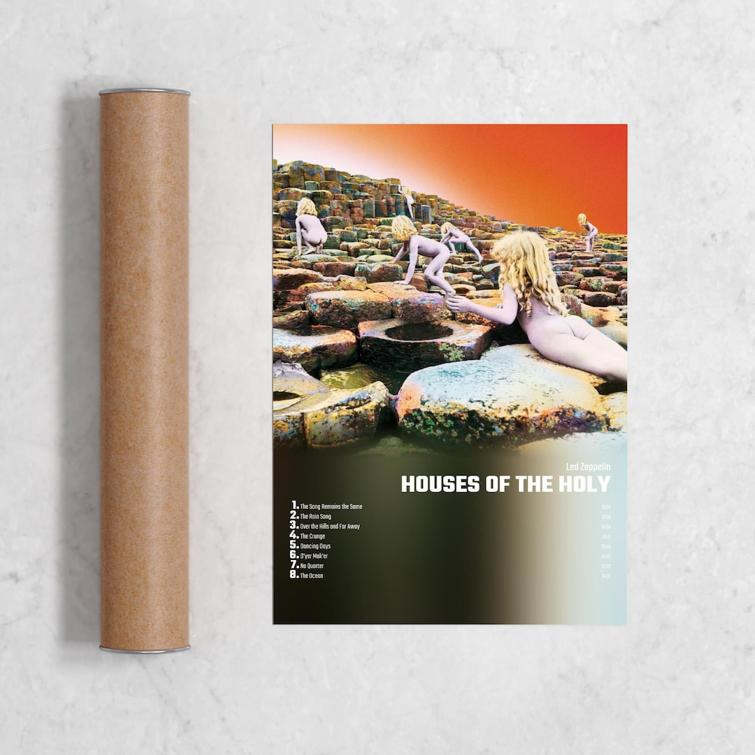 Led Zeppelin Houses of the Holy Remaster Album Cover Poster - Etsy