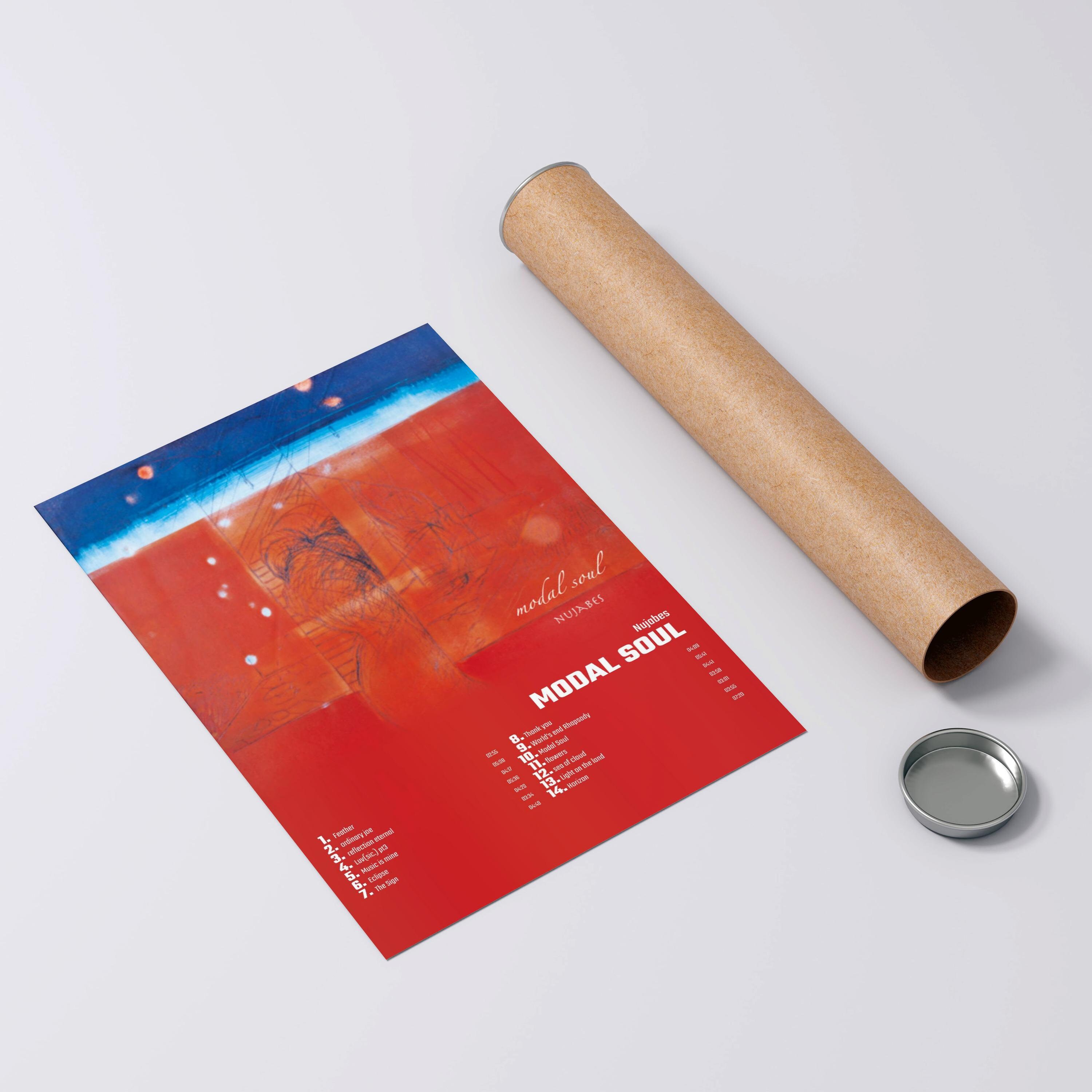 Nujabes Modal Soul Album Cover Poster Print Wall Art - Etsy