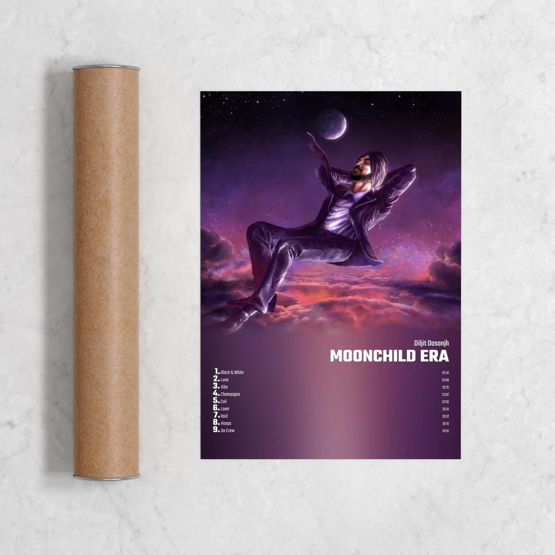 Diljit Dosanjh Moonchild Era Album Cover Poster Print Wall - Etsy Canada