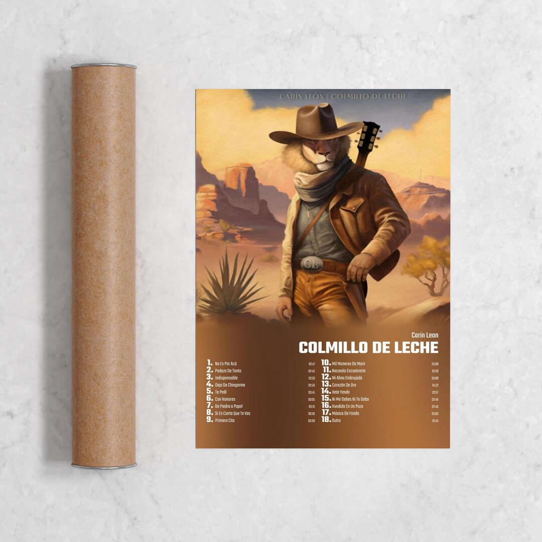 Carin Leon Colmillo De Leche Album Cover Poster Print Wall - Etsy