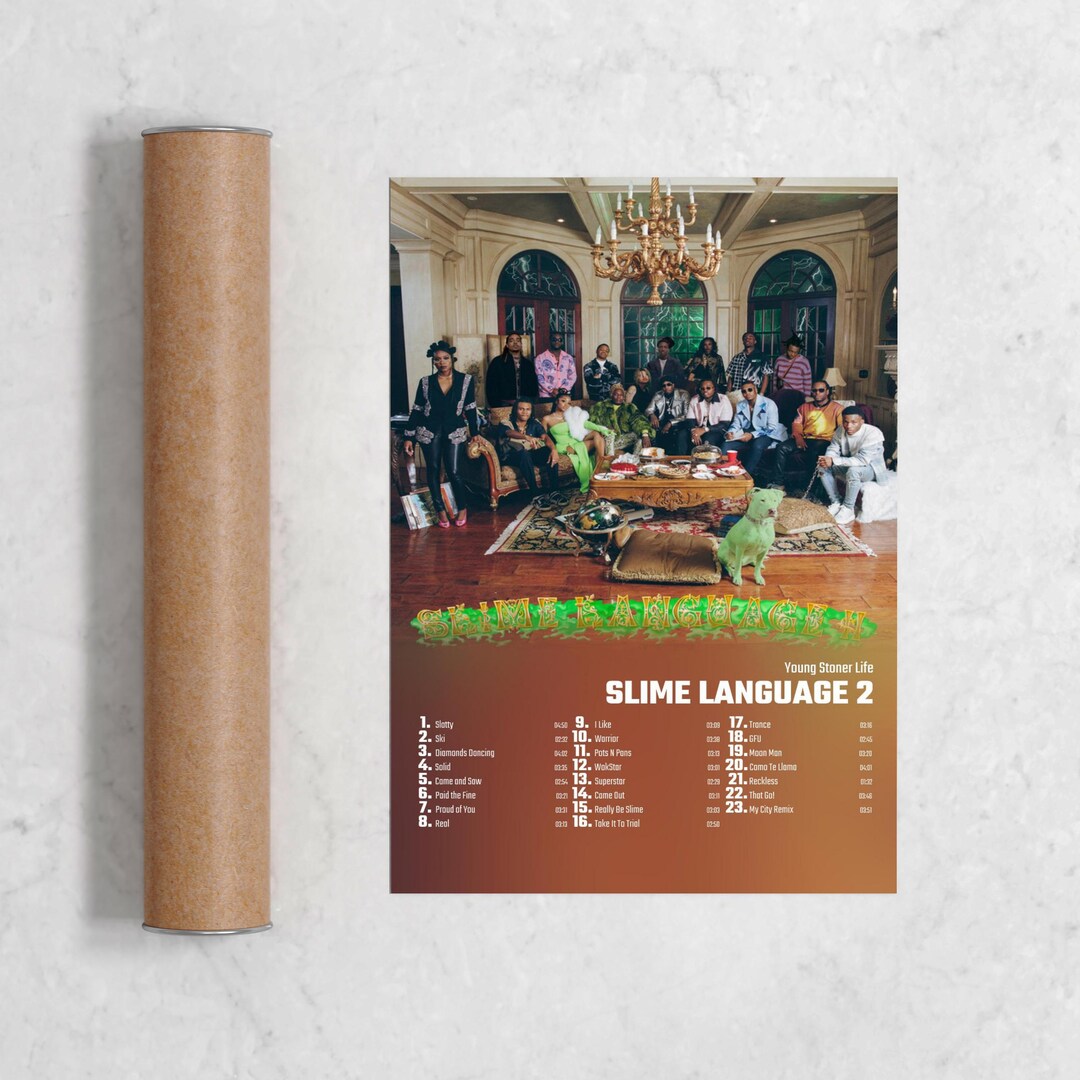 Young Stoner Life Slime Language 2 Album Cover Poster Print - Etsy