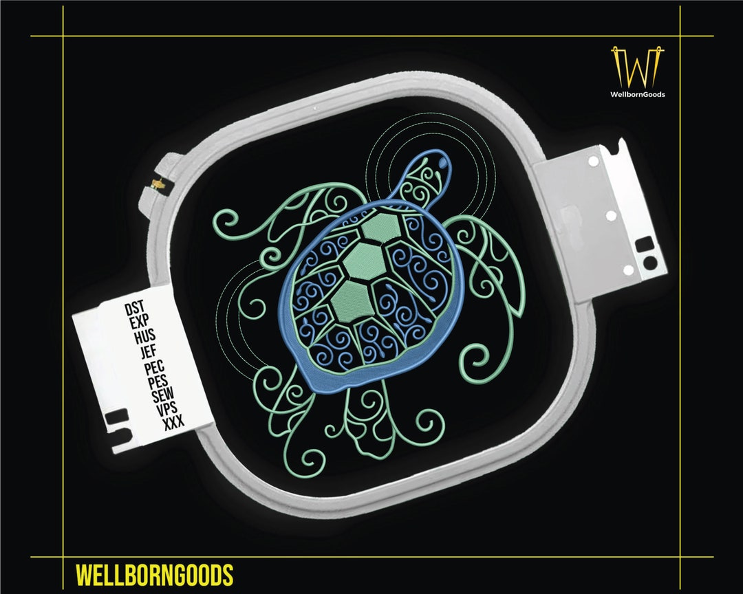 See Animal Turtle Embroidery Design, Turtle Machine Embroidery Design ...