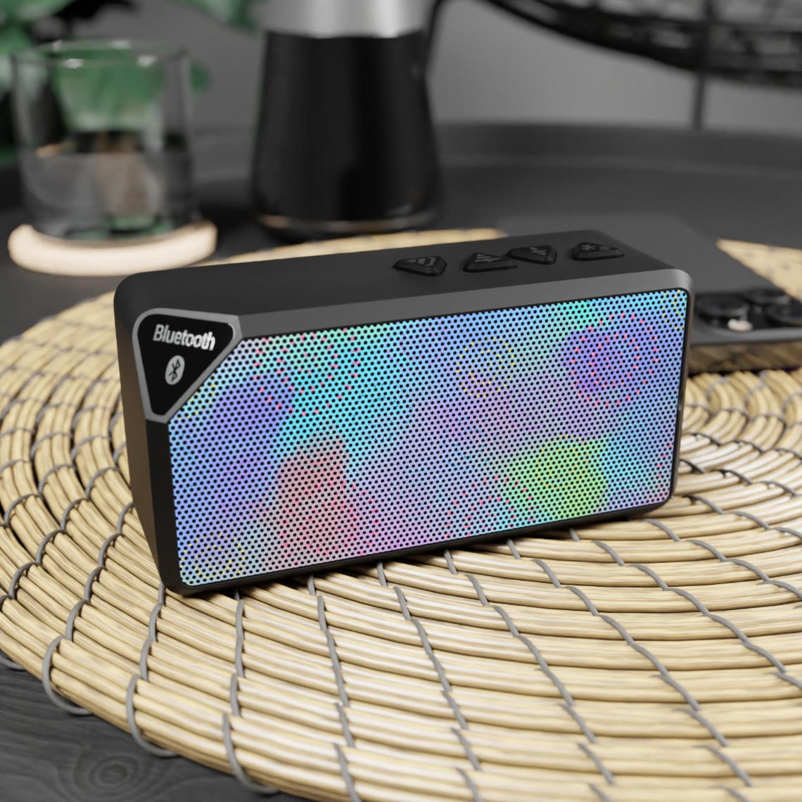 Colored Print Jabba Bluetooth Speaker, Outdoor Speaker, Portable ...