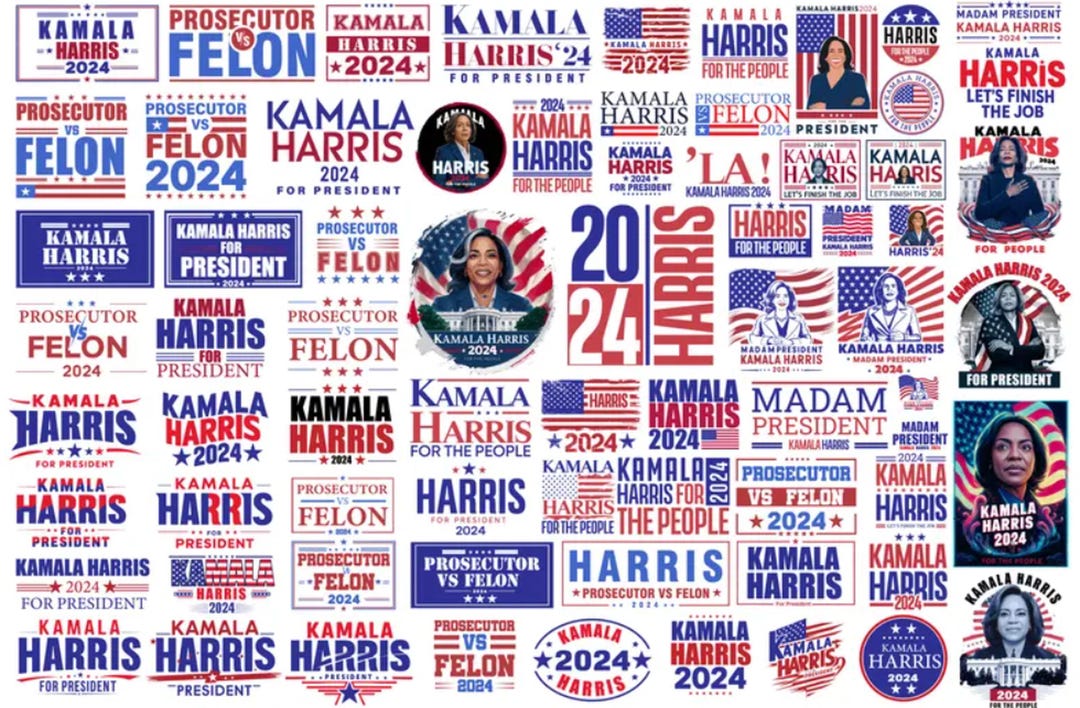 Kamala Harris 2024 Png Bundle, Madam President, Kamala Rally, Vote ...