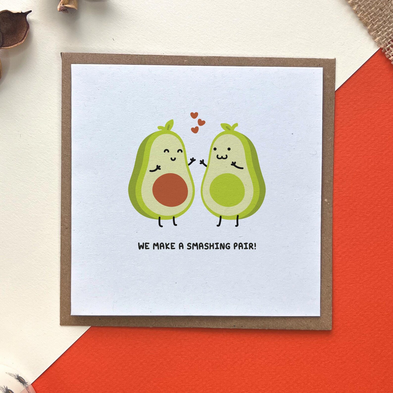 Customise Avocados in Love Greeting Card - Valentines | Cute ...