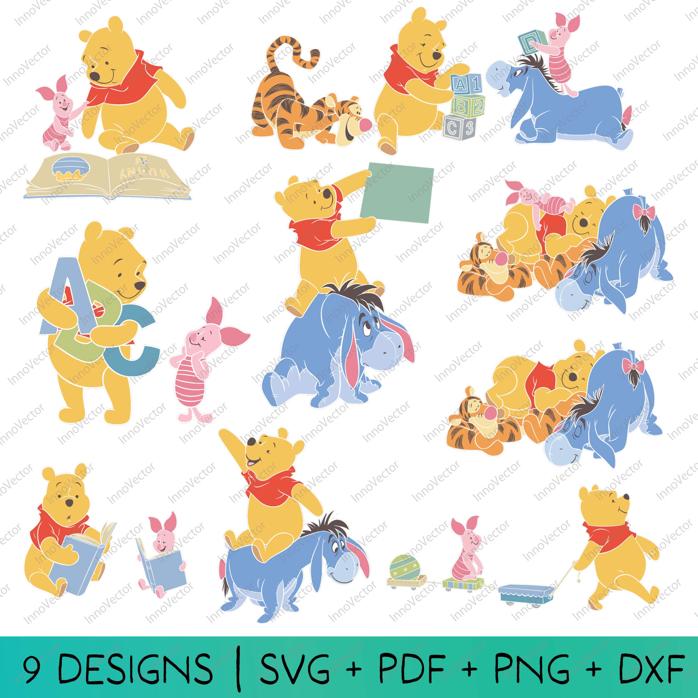 Kids Characters SVG Image Download, Fully Editable, for Prints, Designs ...