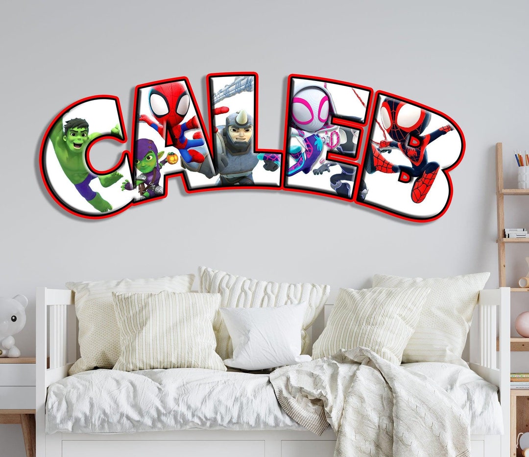 Personalised Name Sticker for Kids Room Boys Girls Toddlers Teens ...