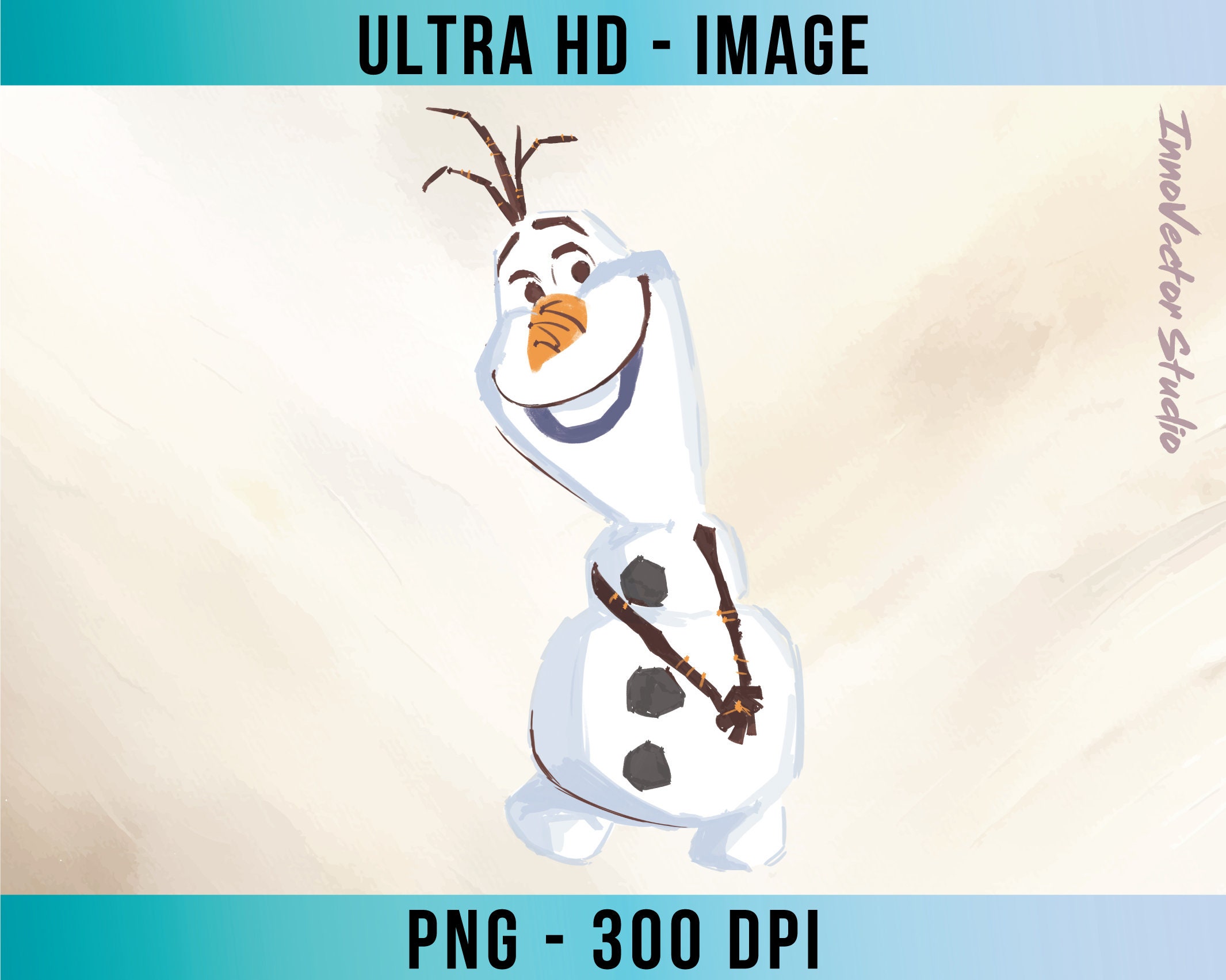 Frozen Snow-man Watercolor High Resolution Transparent PNG Image ...