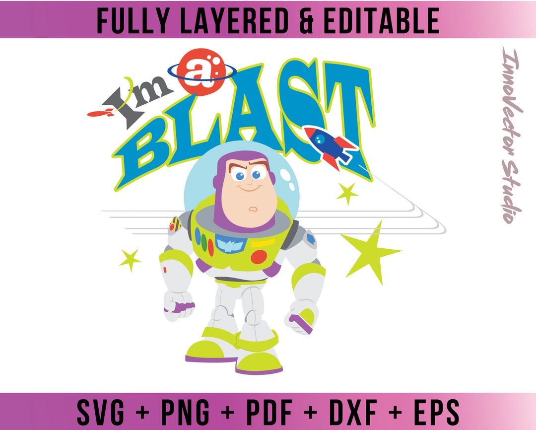 Buzz Premium Layered SVG Vector for Cricut and Silhouette Digital File ...