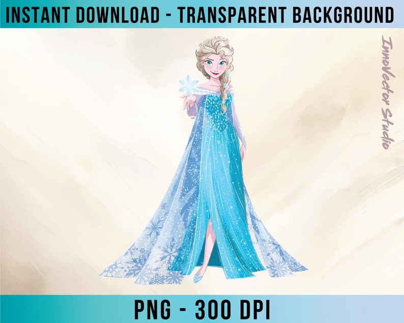 Frozen Princess High Resolution Transparent PNG Image Premium Quality ...