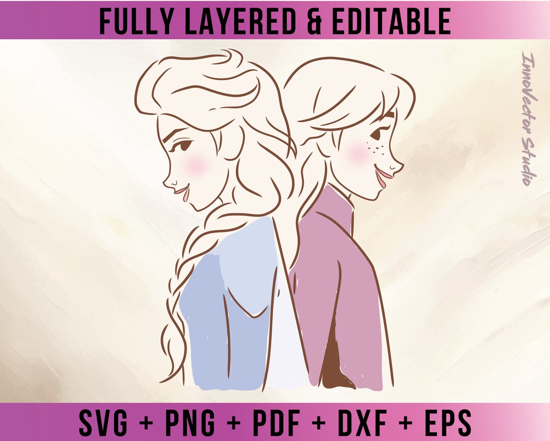 Frozen Premium Layered SVG Vector for Cricut and Silhouette Digital ...