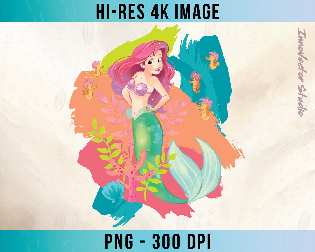 Princess Ariel High Resolution Transparent PNG Image Premium Quality ...