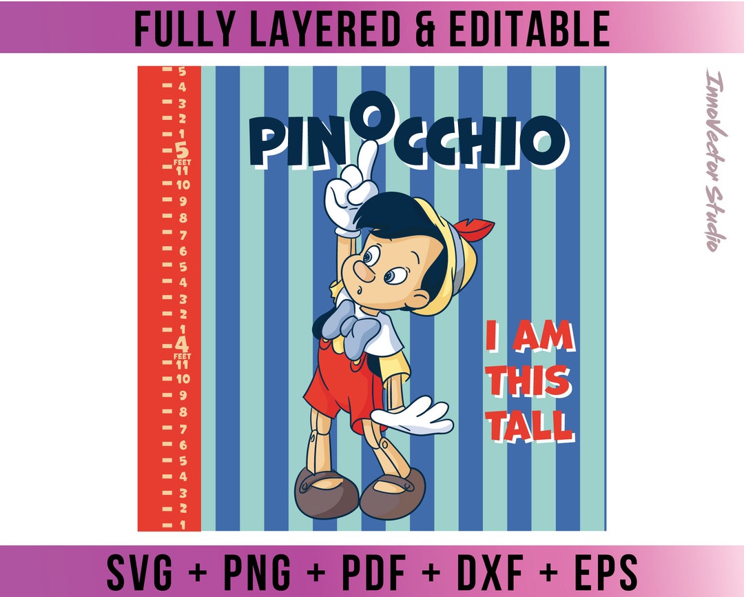 Pinocchio 'sidekick' Premium Layered SVG Vector for Cricut and ...