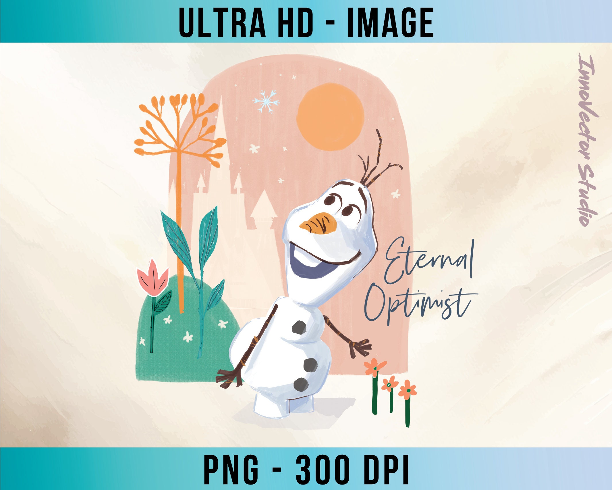 Frozen Snow-man Watercolor High Resolution Transparent PNG Image ...