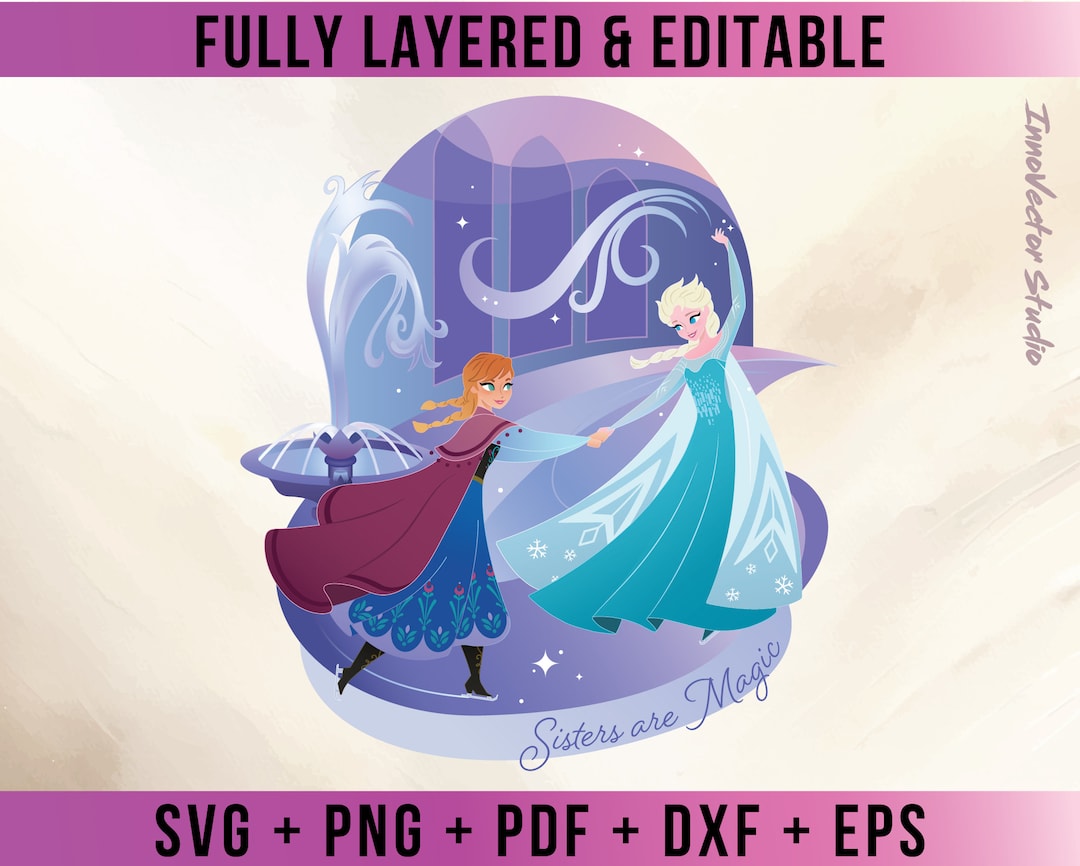 Frozen Premium Layered SVG Vector for Cricut and Silhouette Digital ...