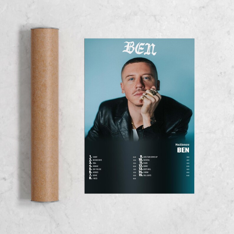 Macklemore Ben Album Cover Poster Print Wall Art - Etsy Macklemore Ben Album Cover Poster Print Wall Art - Etsy