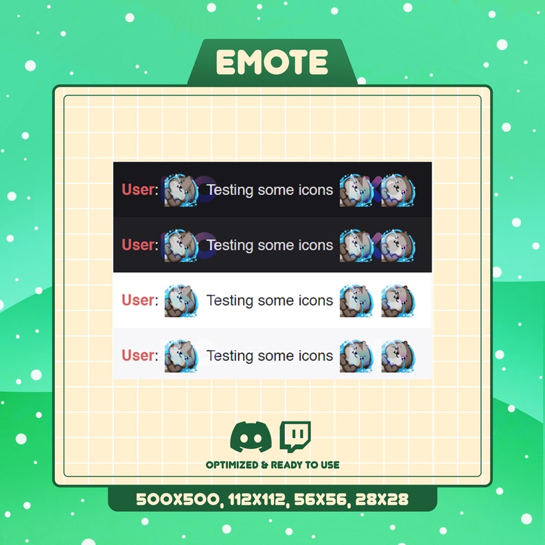 Sad Otter Crying Emote for Twitch & Discord Digital Downloads - Etsy