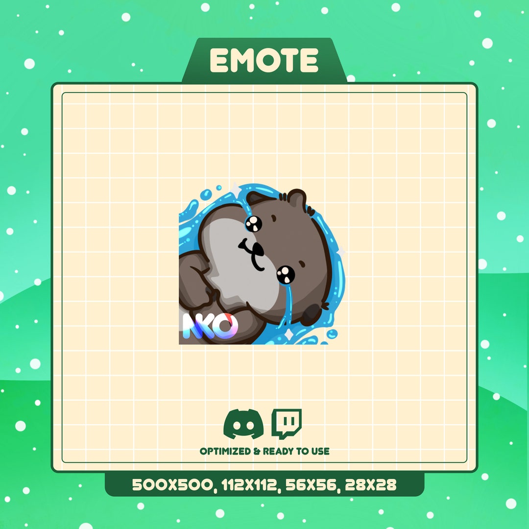 Sad Otter Crying Emote for Twitch & Discord Digital Downloads - Etsy