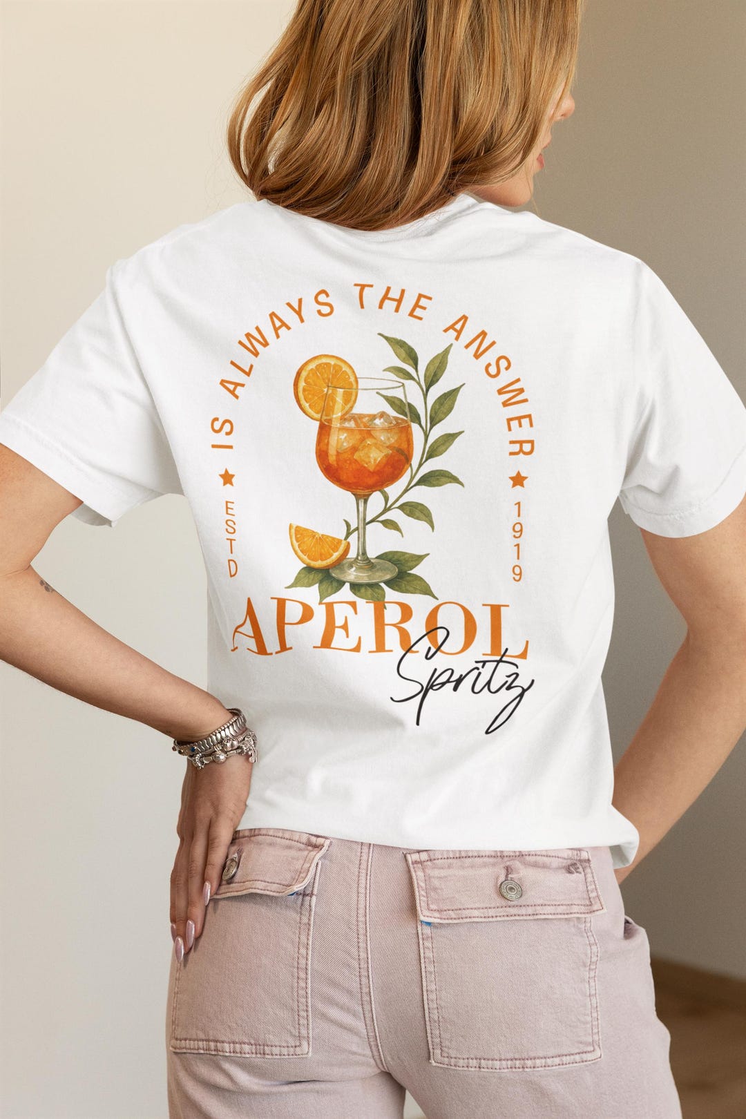 Aperol Spritz Shirt for Women | Summer Cocktail T-shirt for Women ...
