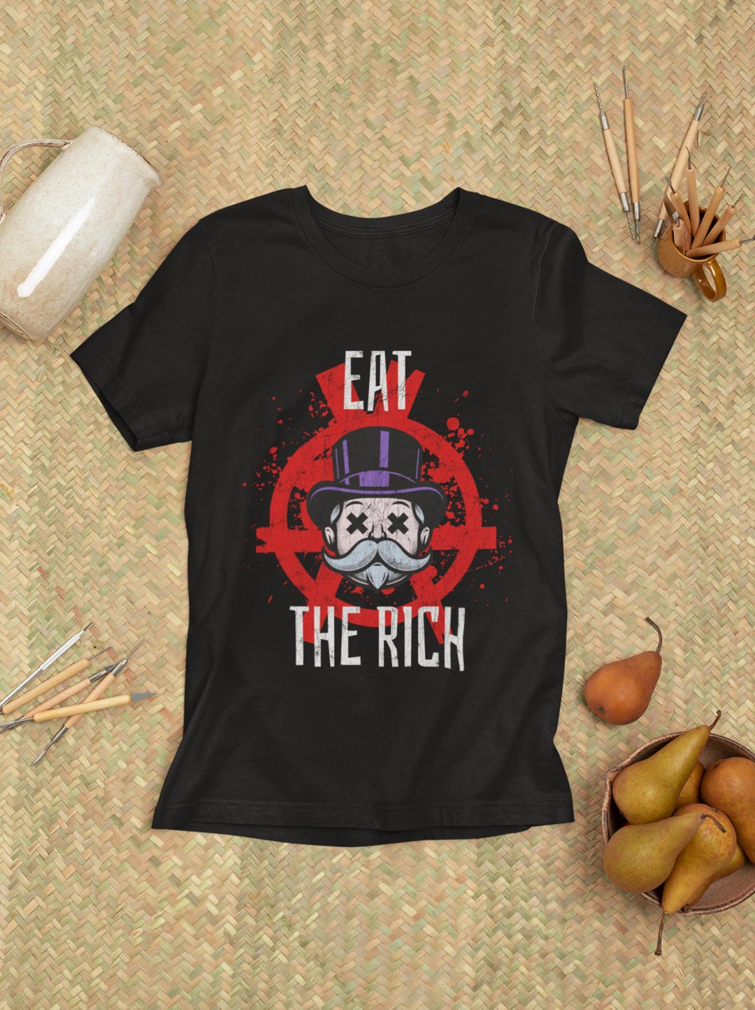 Punk T-shirt Eat the Rich, Punk Rock, Alternative Fashion, Vintage ...