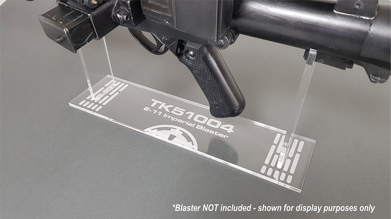 Star Wars E-11 Blaster Display Stand - Etsy