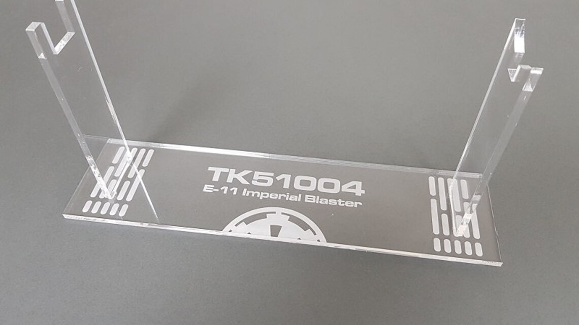 Star Wars E-11 Blaster Display Stand - Etsy