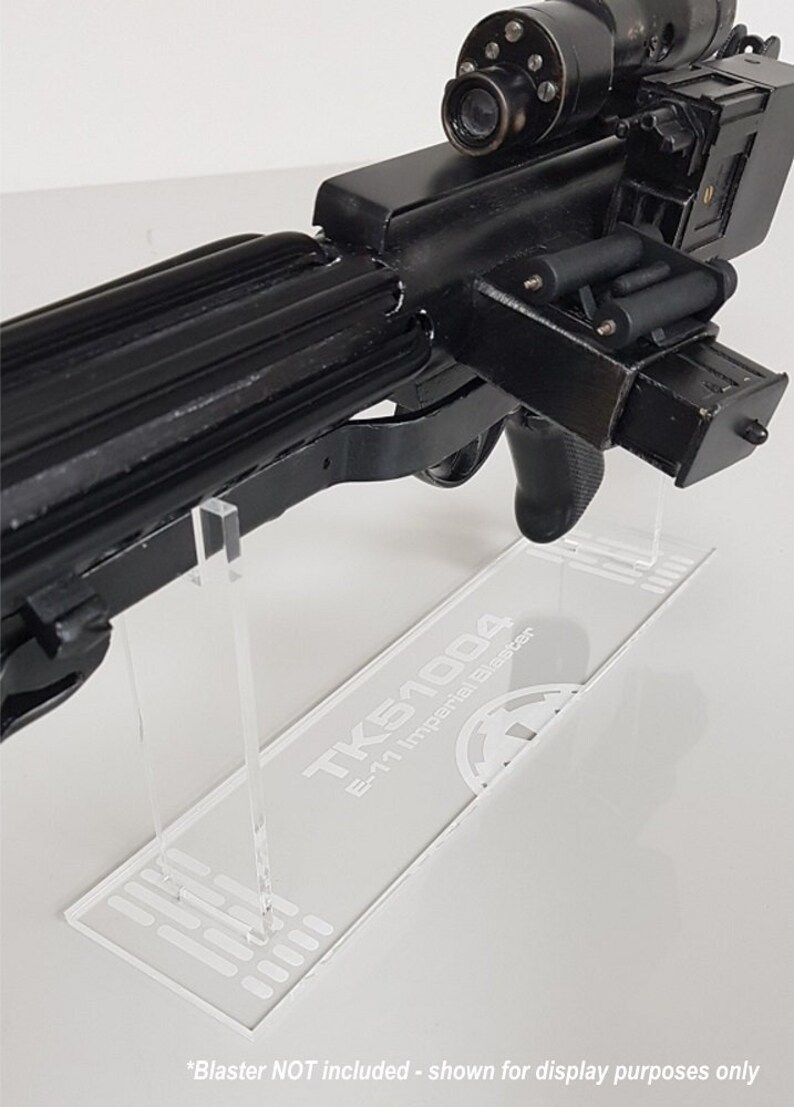 Star Wars E-11 Blaster Display Stand - Etsy