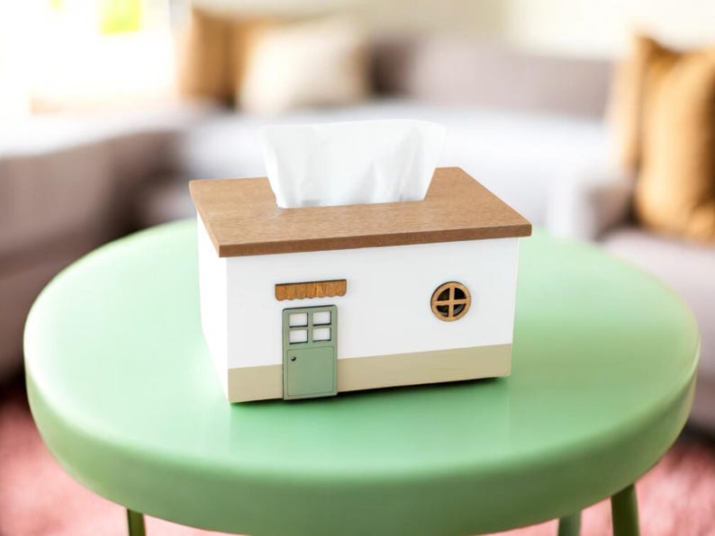 Fairy Tale House Wooden Tissue Box: Decorative Napkin Holder - Etsy
