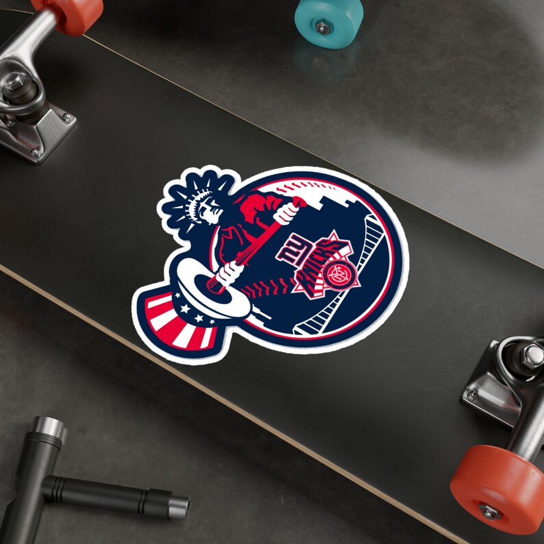 Custom New York Pro Sports Vinyl Decal Giants Yankees Knicks Rangers ...