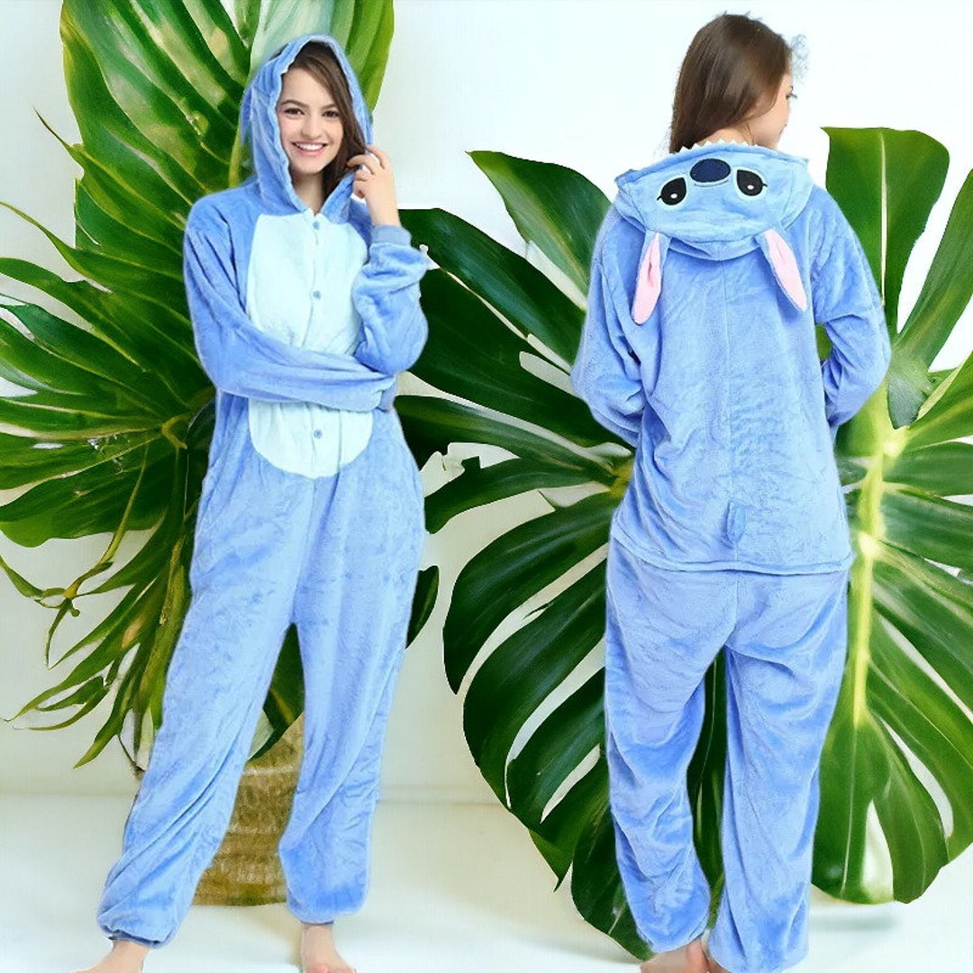 Kigurumi Onesie Onesie Kigurumi Anime Pyjamas Stitch - Etsy