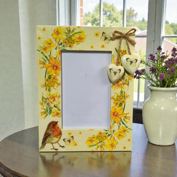 Robin Photo Frame - Etsy UK