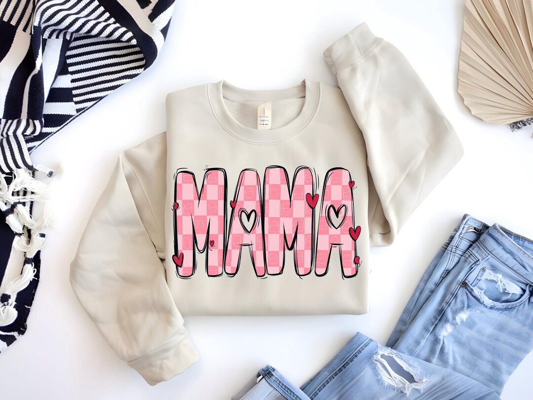 Pink Plaid Mama PNG: Mother's Day Design (digital Download) - Etsy