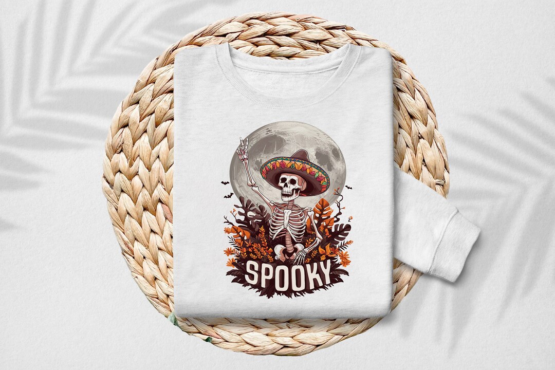 Spooky Season Halloween Png, Retro Halloween Png, Skeleton Png, Fall ...