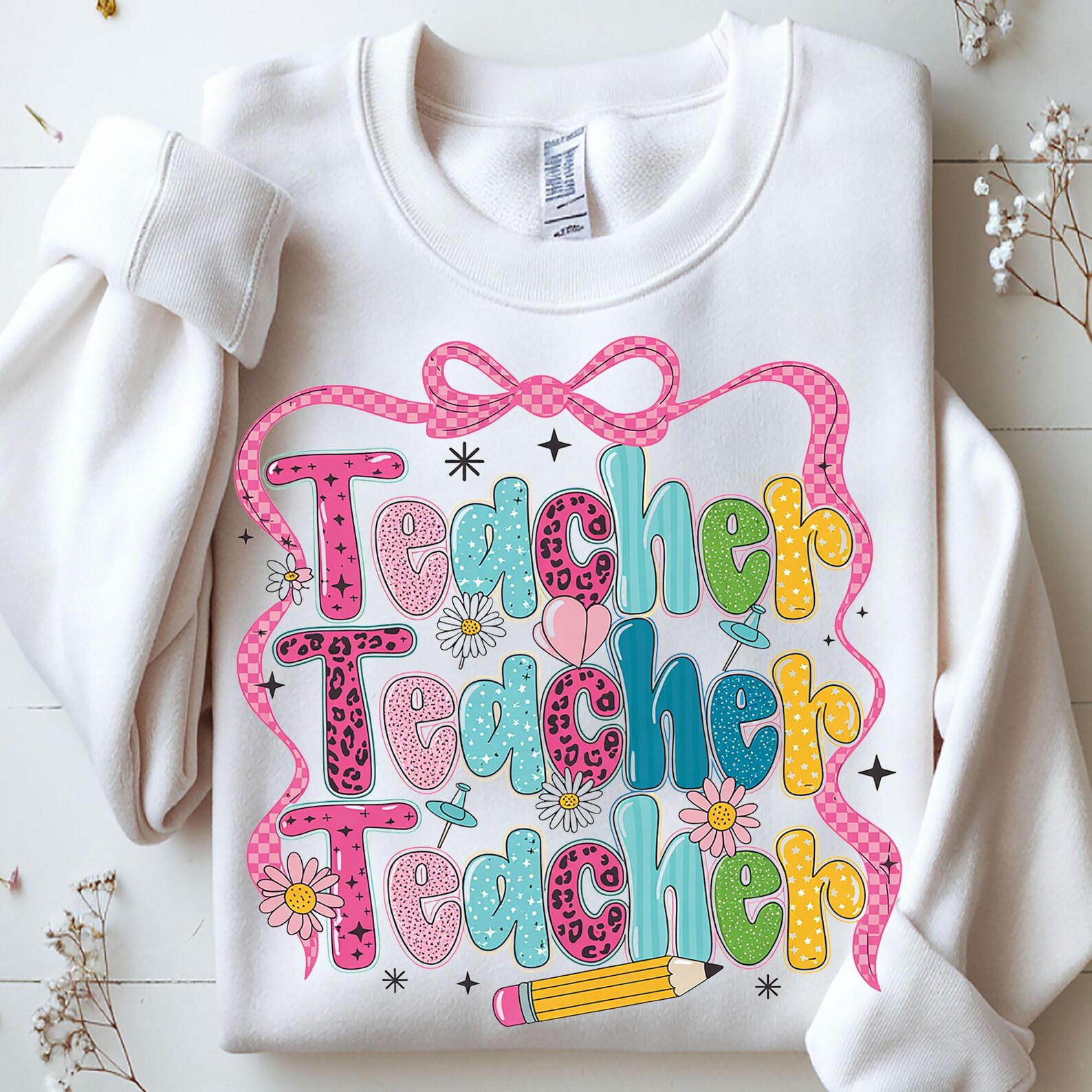 Retro Teacher PNG Bundle: Back to School Doodles (digital Download ...