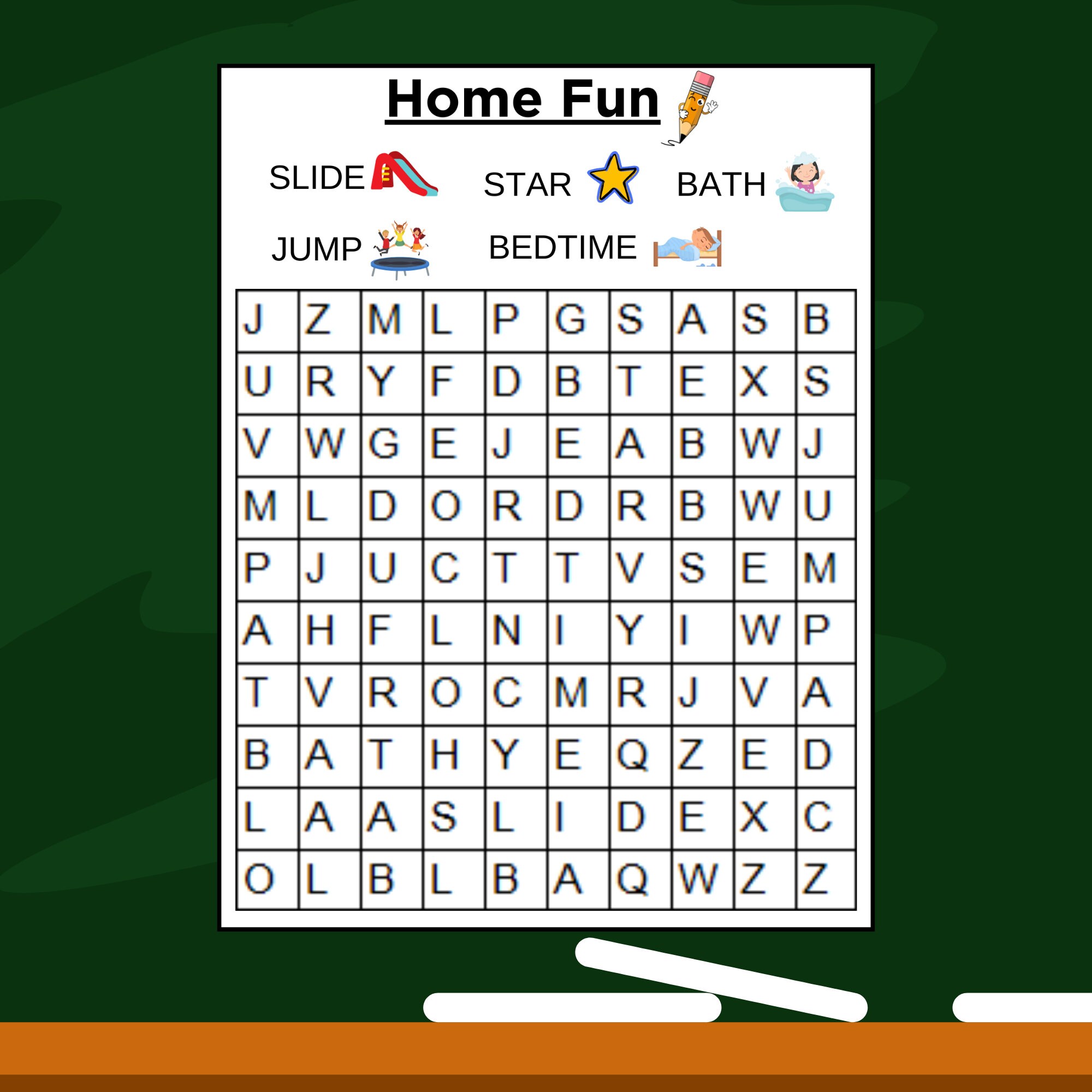 Home Sweet Fun, Printable Home Word Search Games, Fun Home Word Search ...