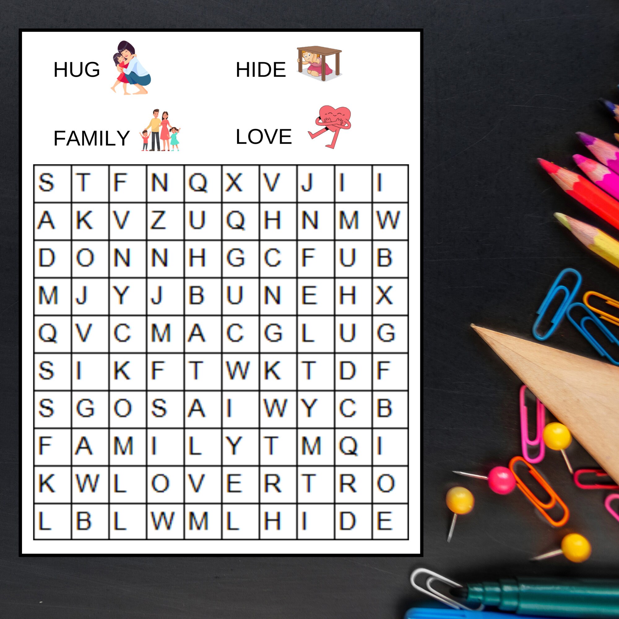 Home Sweet Fun, Printable Home Word Search Games, Fun Home Word Search ...
