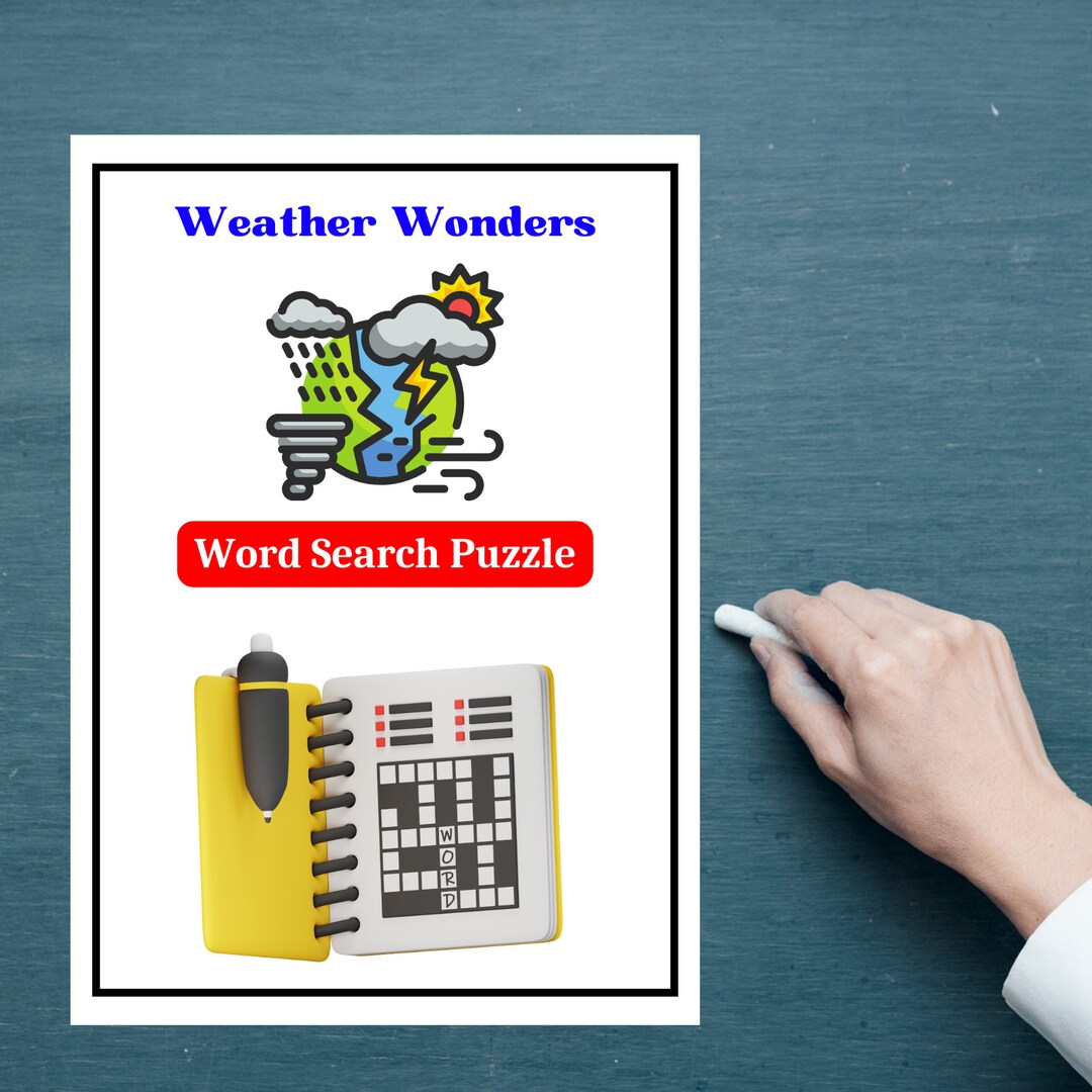 Interactive Learning, Educational Fun, Weather Wonders Word Search ...