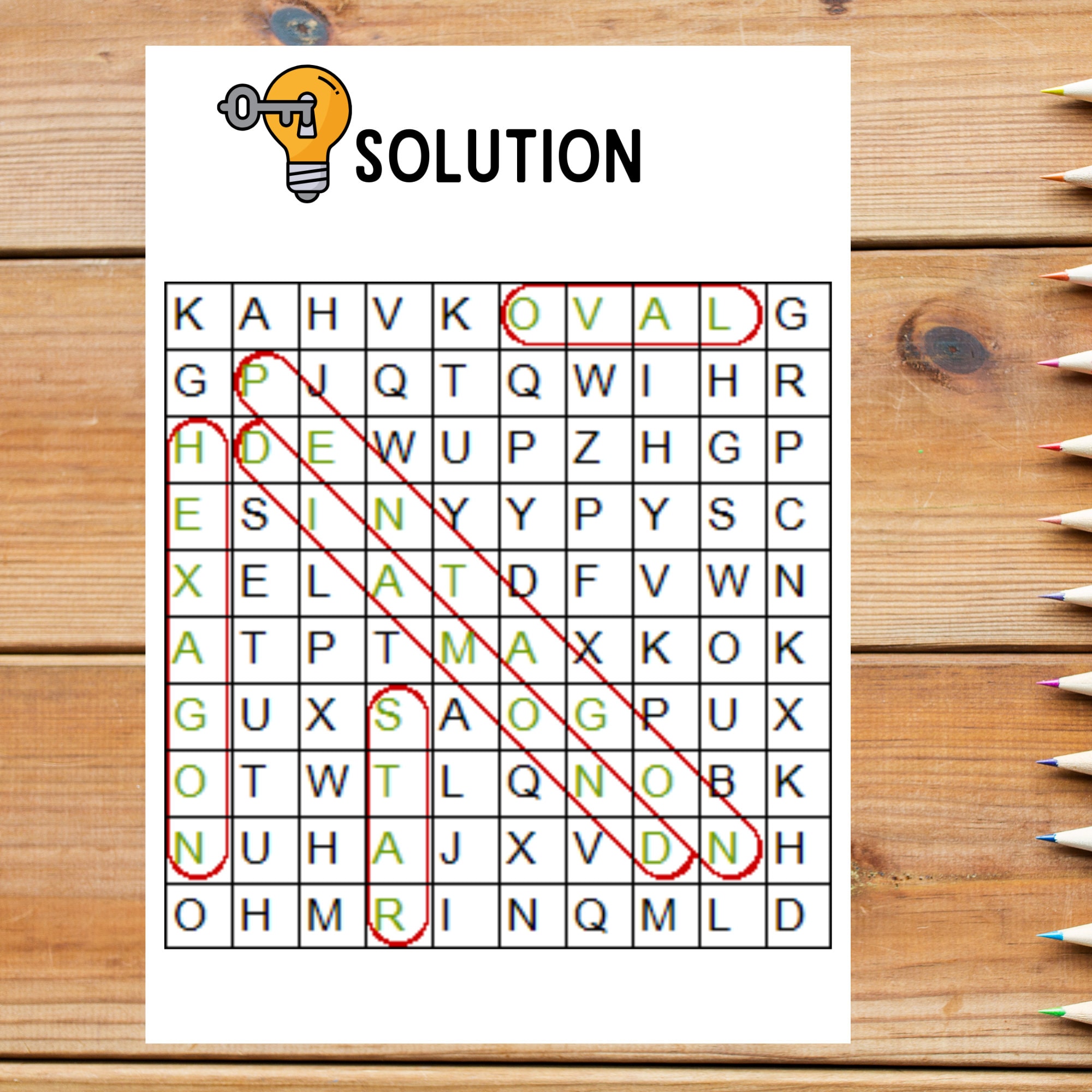 Basic Shapes Word Search Delight for Kids - Etsy