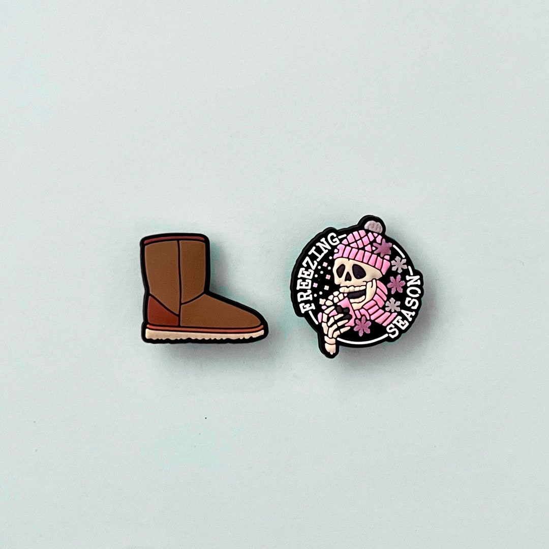 Classic Cozy Snow Boots Skeleton Clogs Charms Winter Freezing Season ...