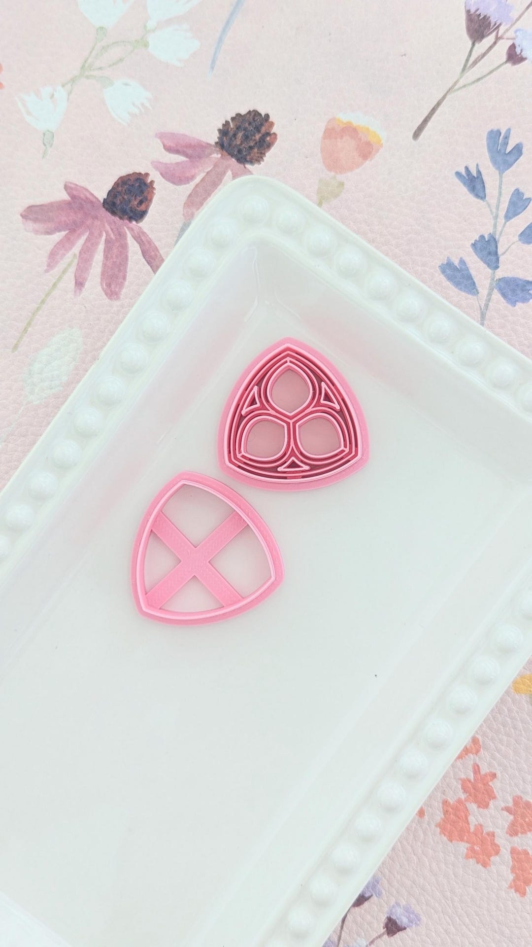 Triangle Gothic Window Frame Polymer Clay Cutters Sculpting Tools ...